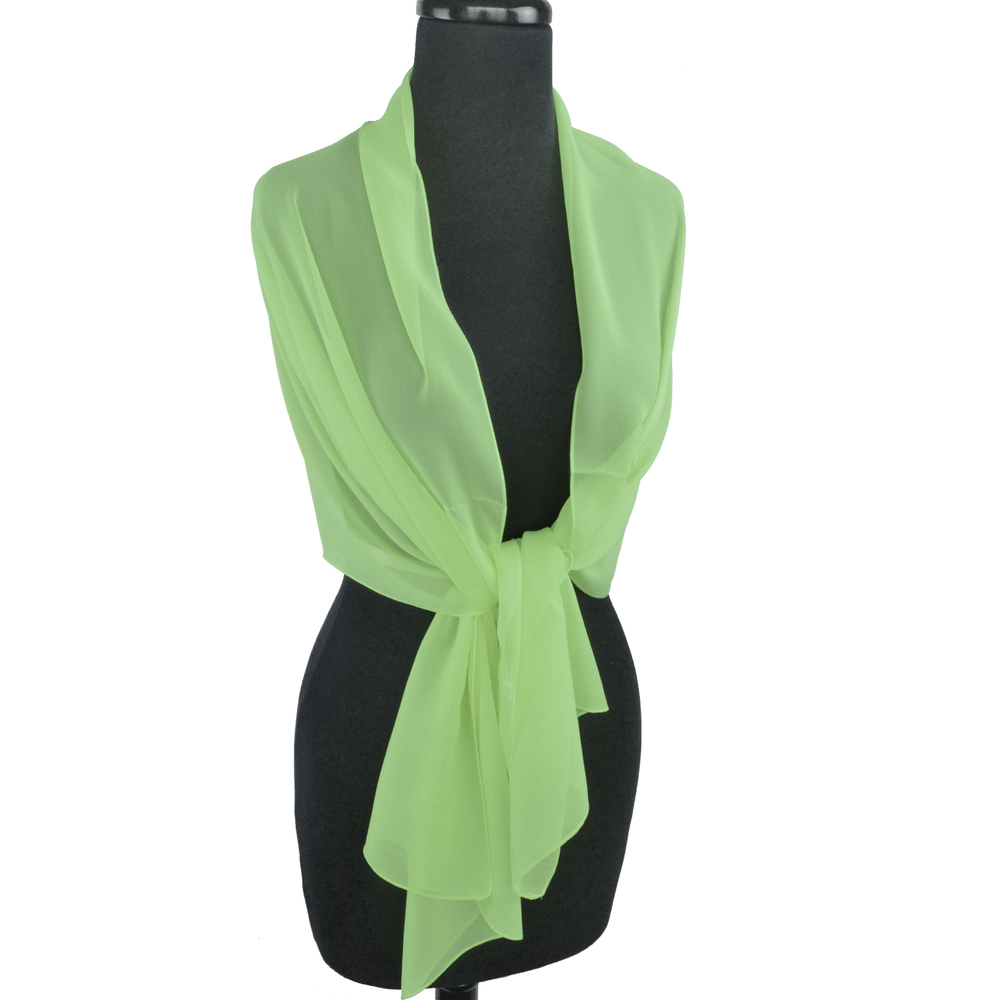 Evening Chiffon Scarf Shoulder Wrap Shawl Party Formal Wedding Shawl ...