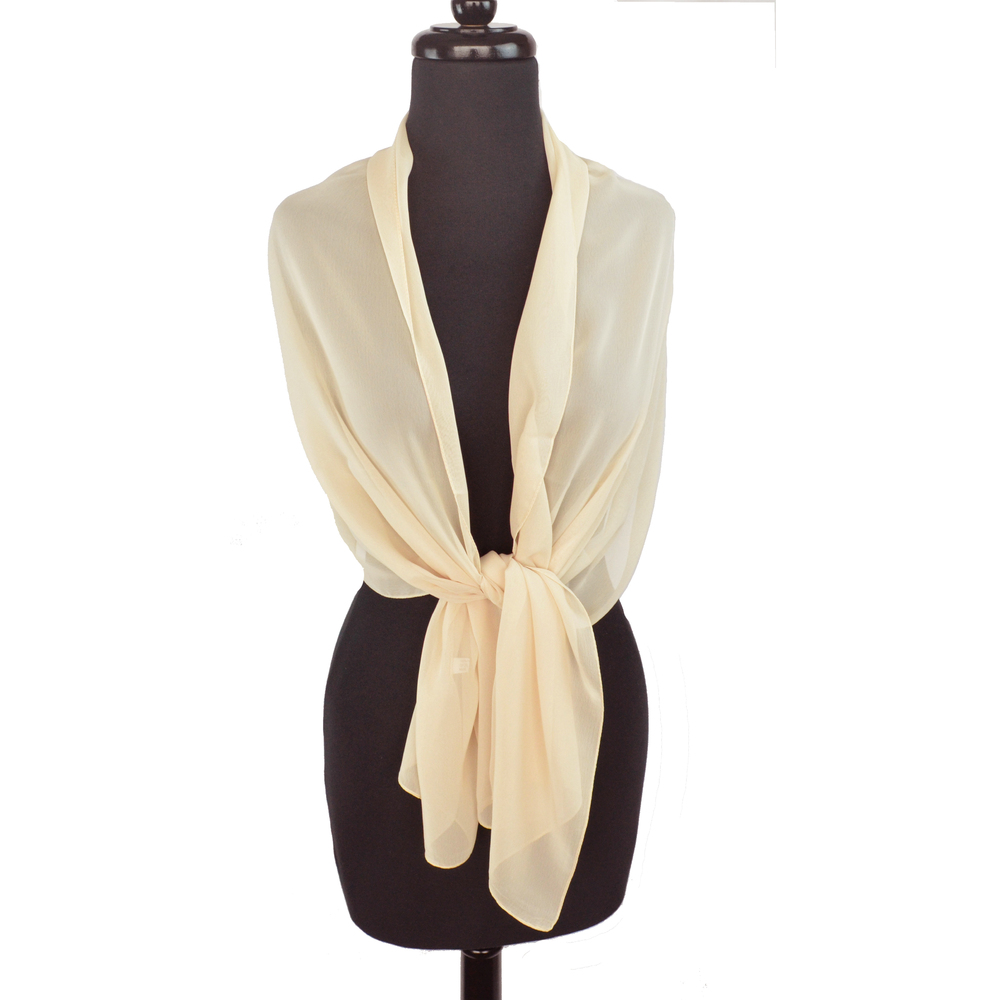 Evening Chiffon Scarf Shoulder Wrap Shawl Party Formal Wedding Shawl ...