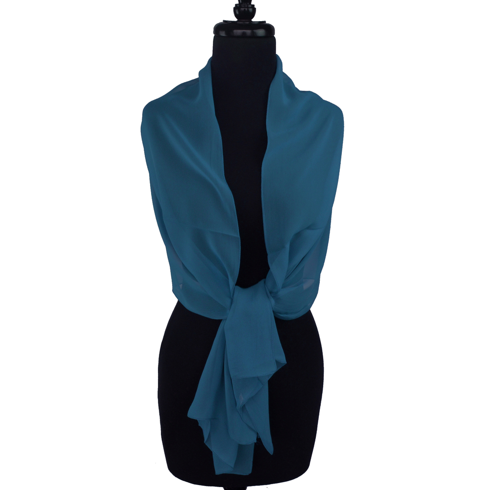 Evening Chiffon Scarf Shoulder Wrap Shawl Party Formal Wedding Shawl ...