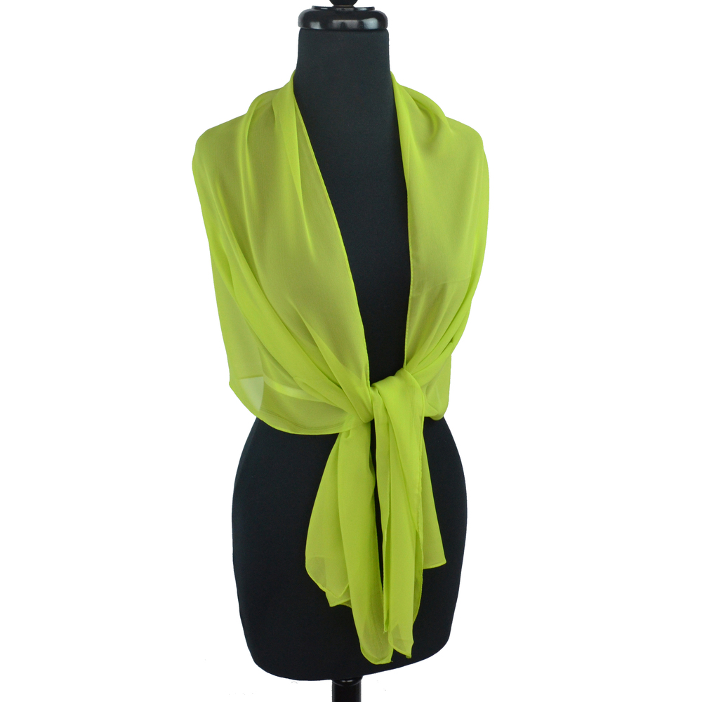 Evening Chiffon Scarf Shoulder Wrap Shawl Party Formal Wedding Shawl ...